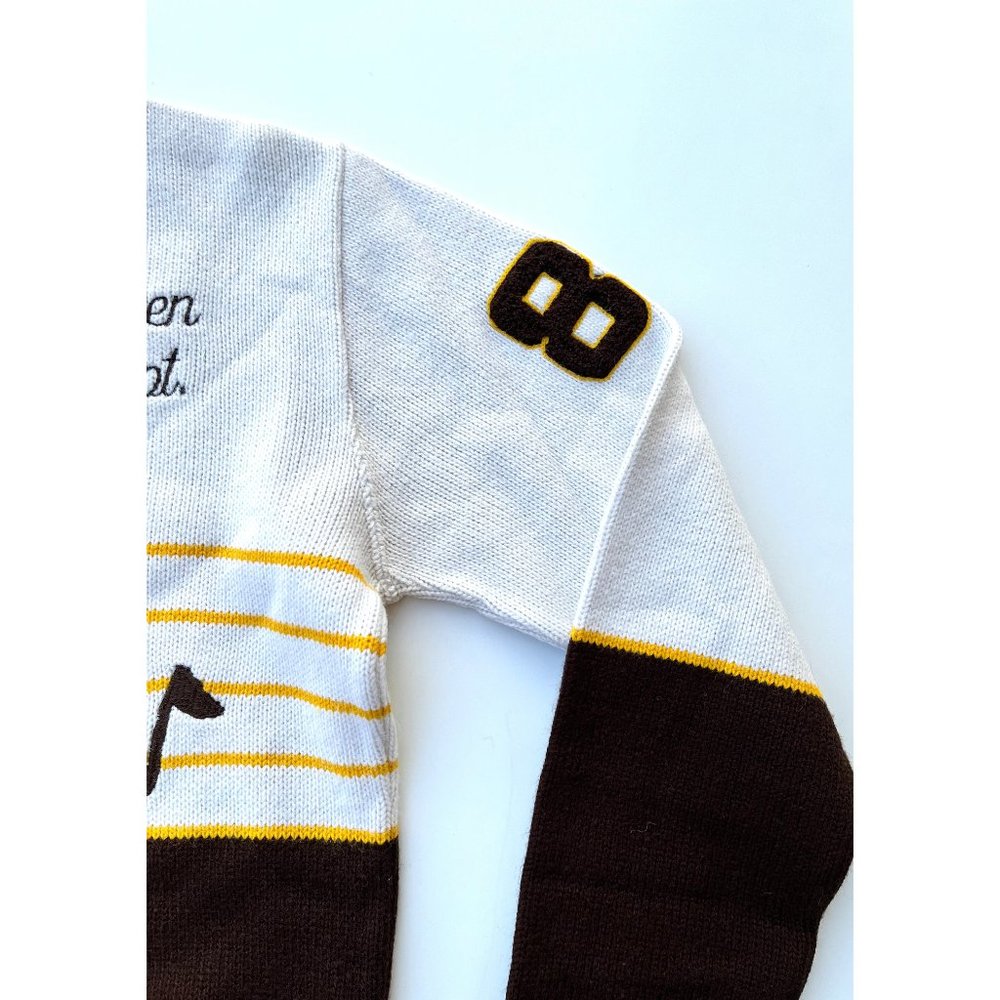 1986 Cheerleader Captain Eileen Sweater Music Notes “… Gem